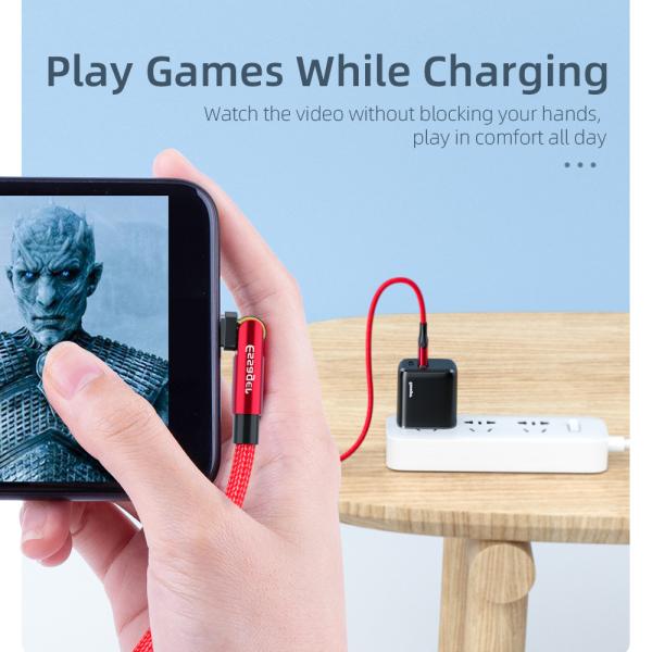 Quality 180 Degree Rotate USB Type C Cable 3A 1M 2M Fast Charging for sale
