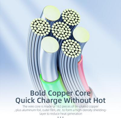 China Cabo de carregamento universal de 180 rotação Tipo C 3A Carregamento rápido 480Mbps/s Cabo de transferência de dados Tipo C à venda