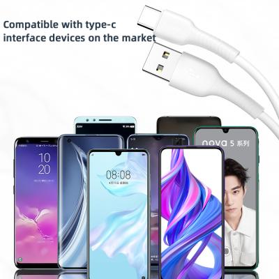 中国 帯状シールド 急速充電 C型データケーブル 3A 0.3M 1M 2M Cデバイス用 販売のため