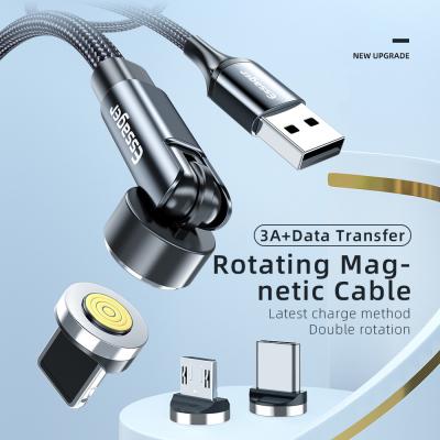 China Universal Micro USB Magnetic Cables 1M 2M 540 Rotation With Data Transfer for sale
