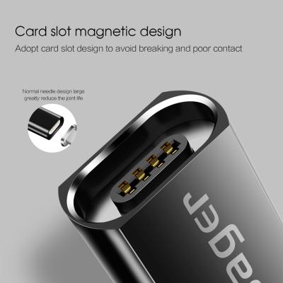 China LED Data Transfer Magnetic Fast Charging Cable 1M 2M 3M 3 In 1 For All Micro Interface Devices for sale