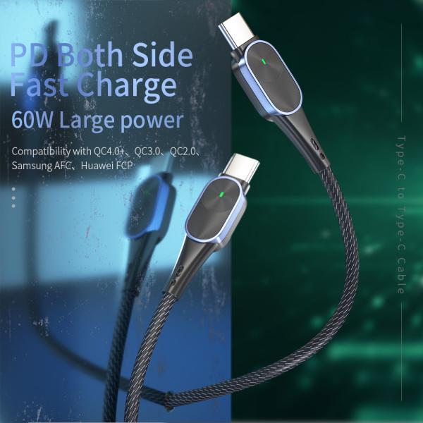 Quality Quick Charge USB C To C Mobile Charging Cable 20V/3A Max For Multimedia for sale