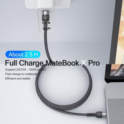China Essager Mobile Fast Charging C Type Cable 100W 5A 0.5M 1M 2M for sale