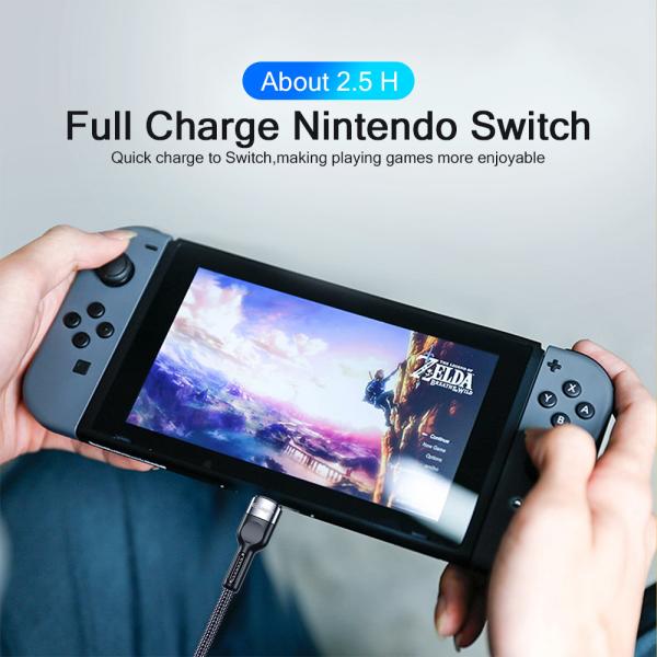Quality Essager Mobile Fast Charging C Type Cable 100W 5A 0.5M 1M 2M for sale