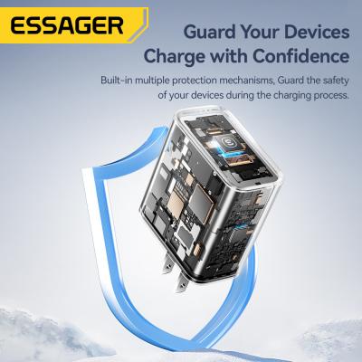 China ESSAGER ES-CD43 Series 65W Phone Charger Best Portable Charger for sale