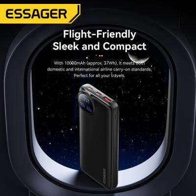 Cina ESSAGER ES-D016 Serie USB A/C/Lighting Output Batteria Power Bank 10000mah in vendita