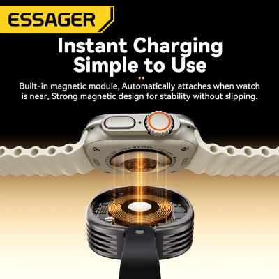 China Magnetic Wireless Watch Charger Tarnish Color 5V/2A ES-WC13 Series for sale