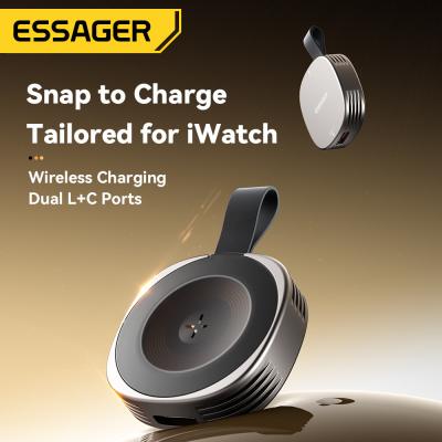 China Magnetic Wireless Watch Charger Tarnish Color 5V/2A ES-WC13 Series for sale