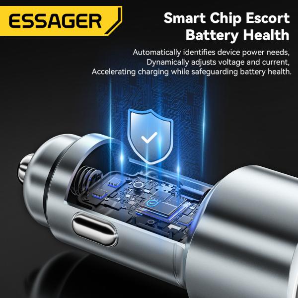 ESSAGER ES-CC16 σειρά USB A+USB C κινητό τηλέφωνο γρήγορη φόρτιση