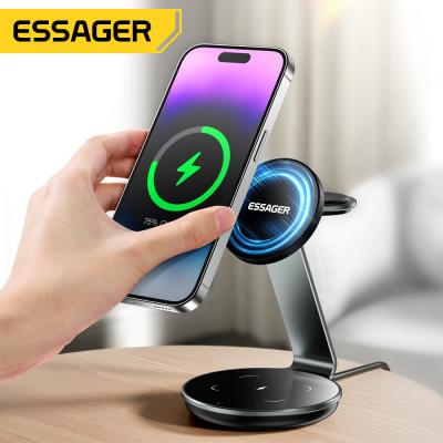 China ESSAGER OJD-102 Series 3 In 1 Charging Stand Wireless Charging Pad USB C for sale