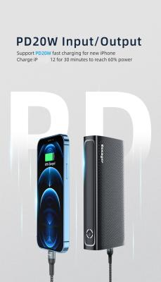 Cina Banche di potenza portatili da 30000 MAh che supportano la ricarica rapida da 22,5W in vendita