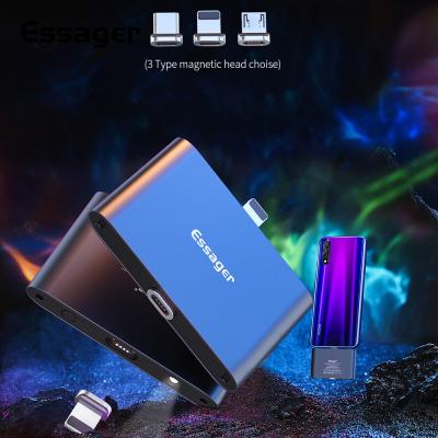 China Mini Charger Power Banks 1320mAh Micro USB C LED Emergency Magnetic Power Bank for sale