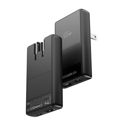 China ESSAGER JT-CG65AC1U1 Série Ultra Thin 65W Max Carregador USB Portátil Tipo C à venda