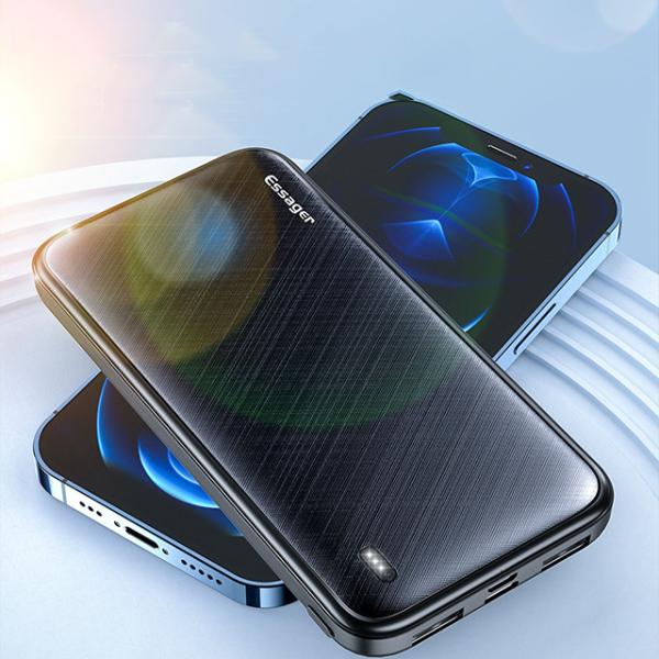 Quality Tartan Ready Stock 10000 MAh Power Banks 2USB 2.4A Mini Power Station for sale