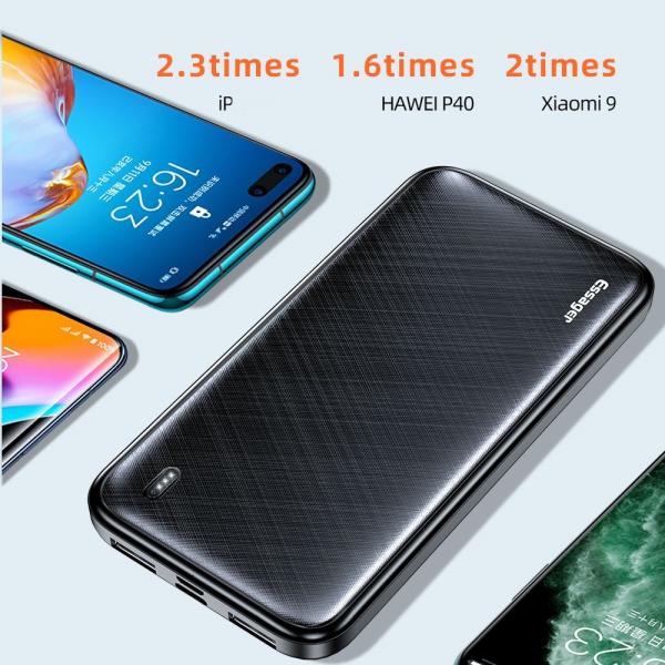 Quality Tartan Ready Stock 10000 MAh Power Banks 2USB 2.4A Mini Power Station for sale