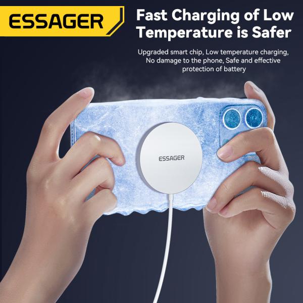 ESSAGER ES-WC07 Series 15W Quick Fast Charge Magnetic Wireless Charger for iPhone