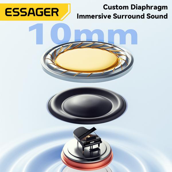 ESSAGER ES-06-Serie TWS drahtlose Ohrhörer Geräuschunterdrückende Ohrhörer wasserdicht
