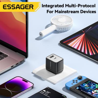 Cina ESSAGER ES-CD39 Serie Max 33W 2 porte caricabatterie PD 30W Adapter di alimentazione USB C in vendita