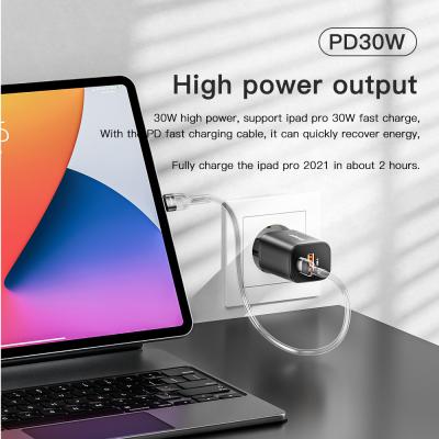 China Essager 2022 Journey Hot sells PD 3.0 QC3.0 Mini Power Supply Adapter 30W USB Type C Wall Charger for sale