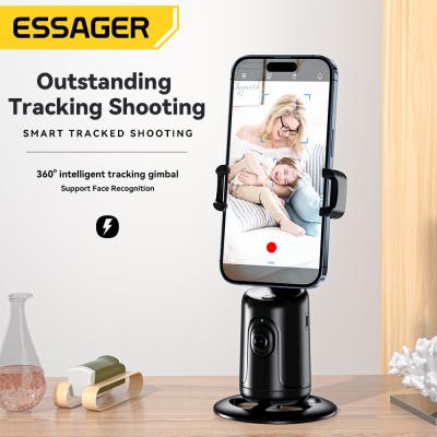 China 1200mah Battery Car Phone Holders With 360 Face Tracking Gimbal AI Smart Core Recognition Control for sale