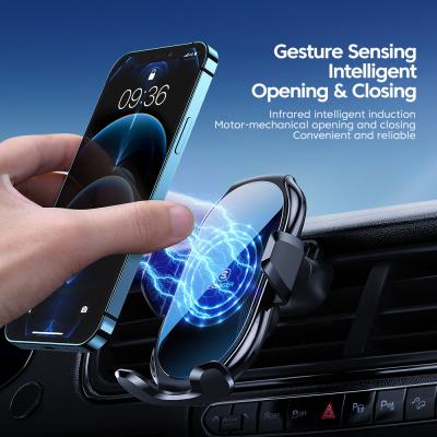 Cina Caricabatterie senza fili Car Air Vent Mobile Phone Holder 15W Per Auto in vendita