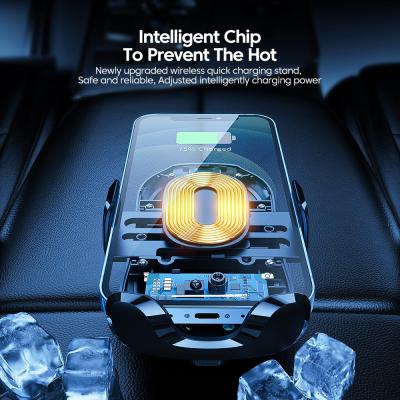 Cina Caricabatterie senza fili Car Air Vent Mobile Phone Holder 15W Per Auto in vendita