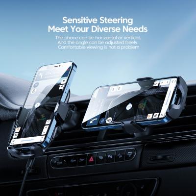 Cina Caricabatterie senza fili Car Air Vent Mobile Phone Holder 15W Per Auto in vendita
