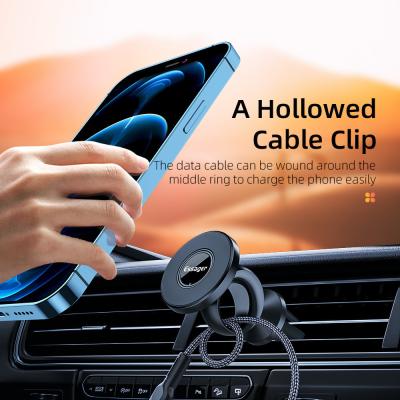 China Mirror Magnetic 360 Magnetic Car Phone Holders OEM ODM with 3M Adhesive Paste for sale