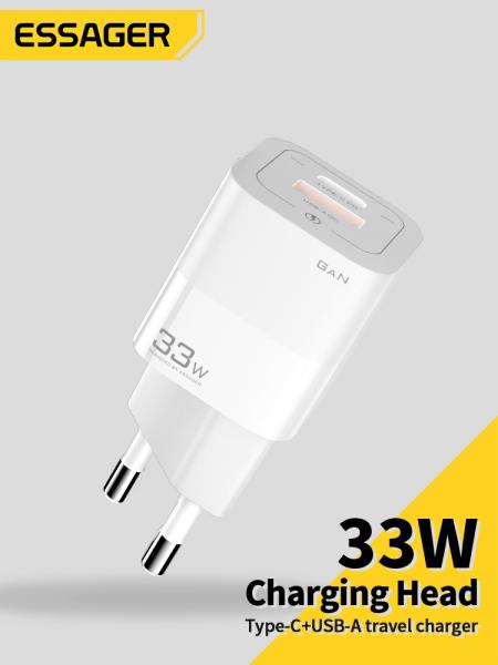 Quality Square Brick USB Port Type C Fast Mobile Phone Charger 30W 5V With EU Plug for sale