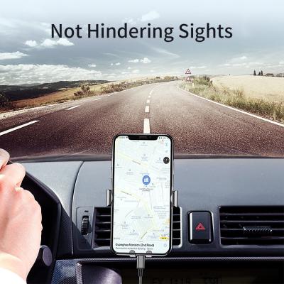 China Schwerkraftsaugfahrzeugtelefonhalter automatische Verriegelung 360 Drehverstellbar zu verkaufen