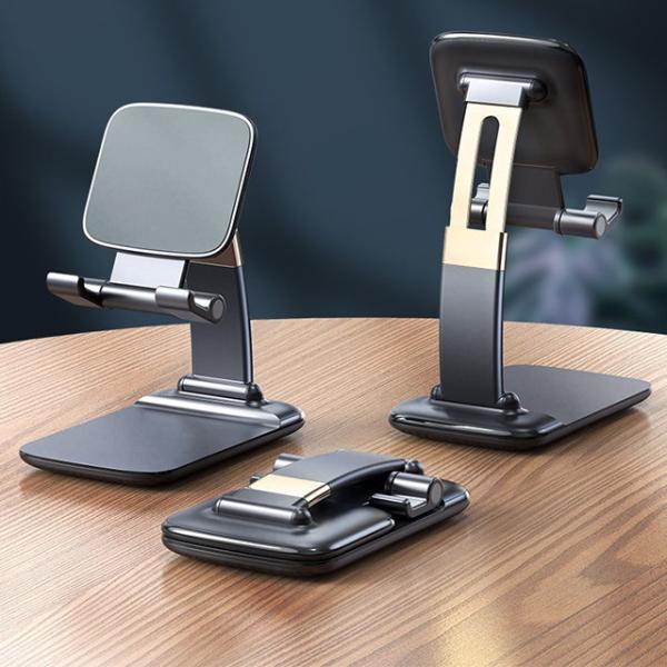 ABS Zinc Alloy Silicone Desktop Phone Stands Foldable Adjustable