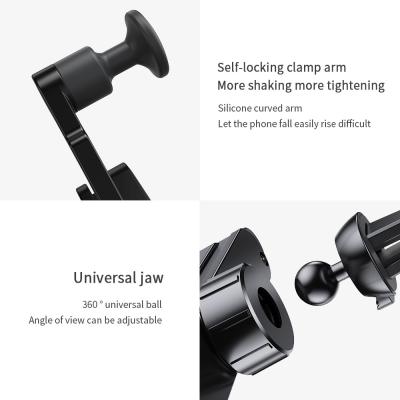 China Mini Gravity Car Phone Holders For 65-88MM Mobile Phones for sale