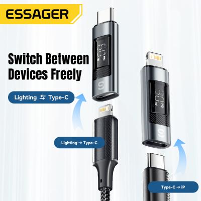 Cina ESSAGER ES-OTG25 Serie USB C Lightning OTG Adapter 3A Per Apple iPhone in vendita