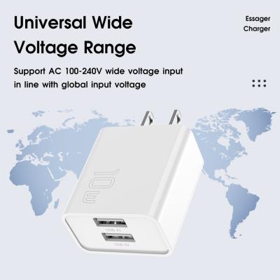 China Essager 2022 XiaoYi New Arrival Mini Portable 10w 3A Travel Smart Fast Wall Charger For Cell Phone for sale