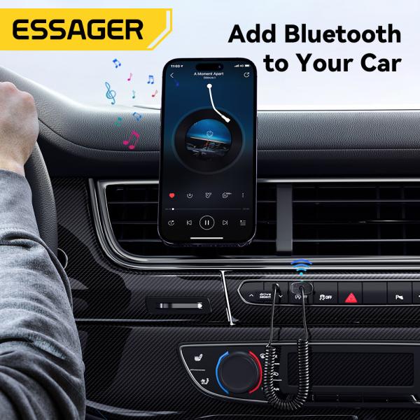 Quality Essager EB01 Series 3.5mm Jack To Blue Tooth Receiver Audio Bluetooth Adapter for sale