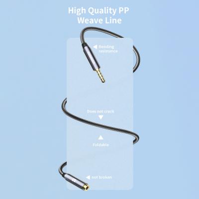 Cina Suono persistente Cavi audio maschile-femminile 3,5 mm Jack per microfono in vendita