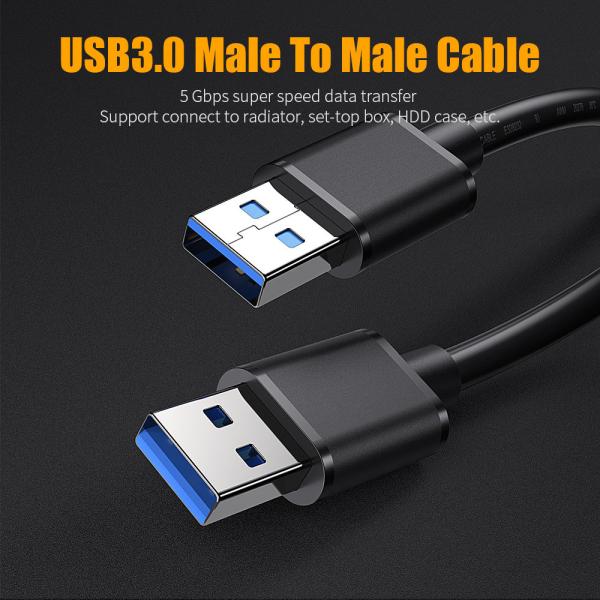 Essager 2021 USB Extensão Produtos Novos Cabo de dados de macho para macho USB3.0 para transmissão de dados