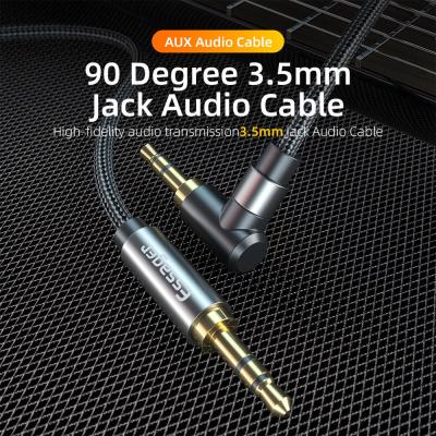 Cina 3.5mm AUX Cable gomito maschio a maschio Jack audio Cable 90 gradi in vendita