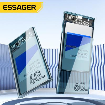 China SATA Hard Drive Enclosure Disk Enclosure Transparent 2.5 Inch for sale