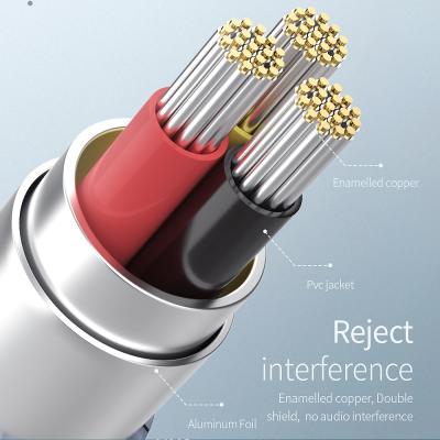 Cina 1.2M 3.5MM Maschio a maschio AUX Cavi audio Cavo di estensione per cuffie in vendita