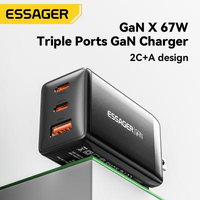 Cina ESSAGER G671A2CU Serie USB caricabatterie veloce tipo C caricabatterie veloce 67W in vendita