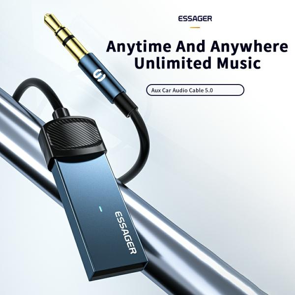 Quality Twill Aux BT Audio Receiver with 3.5mm Audio Cable 3.5mm Aux Audio Converter 3 for sale