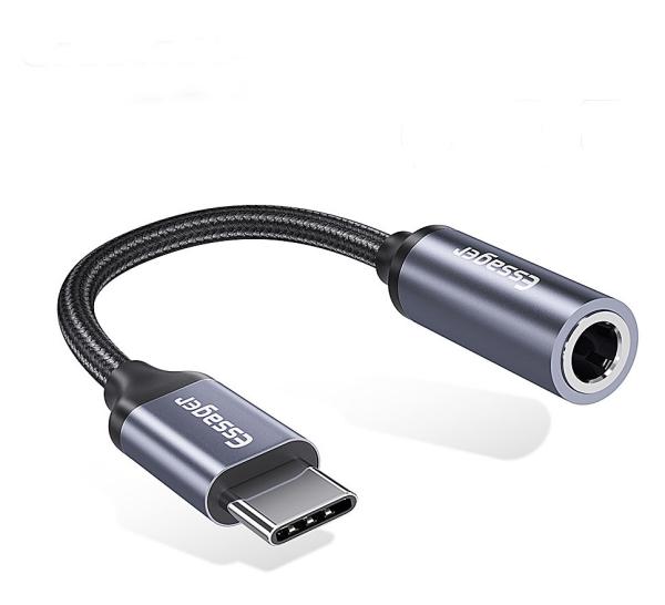 Quality E01 USB Type-C To 3.5MM Female Earphone Digital Audio Jack Adapter for Type-C Devices for sale