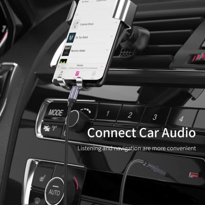 China Type C tot 3,5 mm AUX USB-audioadapter met aansluiting op OLP-bescherming Te koop