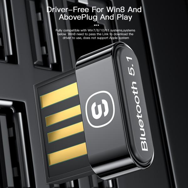 PC 5.1 Mini USB Adaptor BT 2.0 3.0 4.0 5.0 Phone Keyboard Earphone Connecter 3C Device