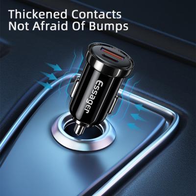 中国 防火PC 電話 USB カーチャージャー ミニ 20W PD3.0 QC30 販売のため