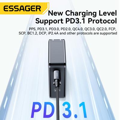 Cina Dual USB 2 porte Viaggio 140w GaN caricabatterie ricarica rapida accessori telefonici in vendita