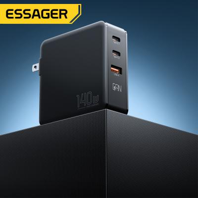 Cina Dual USB 2 porte Viaggio 140w GaN caricabatterie ricarica rapida accessori telefonici in vendita