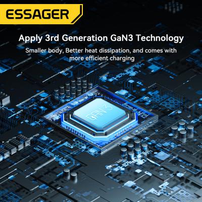 Cina Essager 2023 PoleStar travel PD QC 33W Caricabatterie USB Tipo-C Carica veloce caricabatterie per telefono cellulare in vendita