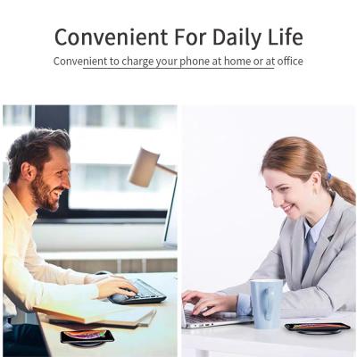China Essager 2022 Mirror Desktop Wireless Mobile Phone Charger Fast Qi Wireless Charger 10W for sale